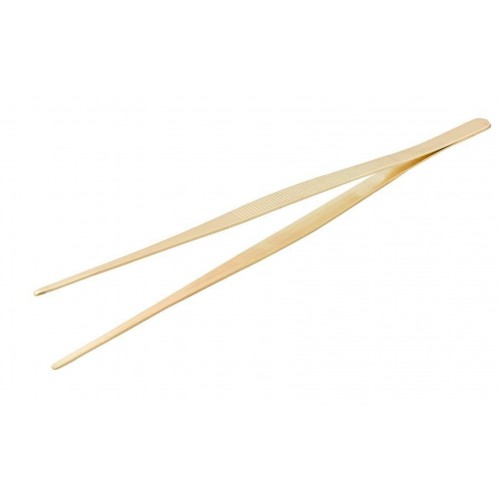 Pinzas Garnish Luxury Recta Dorada 25 cms